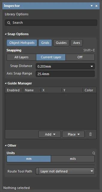 Inspector Altium Circuitmaker Technical Documentation