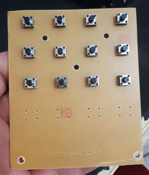 4x4 Keypad Kicad Çizimi Elektronik Ve Mekanik Forumu