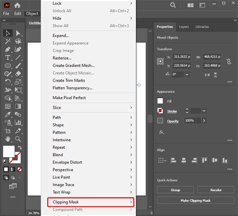 How To Create A Clipping Mask In Illustrator