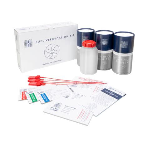 Spectro Jet Care Fuel Verification Kit Cms