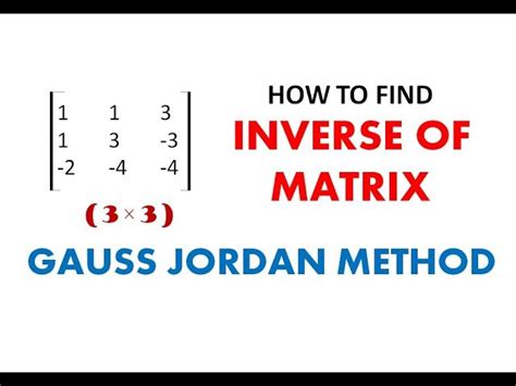 salzig Wütend Sofort inverse matrix 3x3 gauss jordan Telemacos Knurren Schäbig