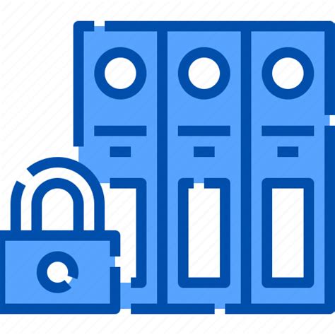 Protected File Lock Securities Document Icon Download On Iconfinder