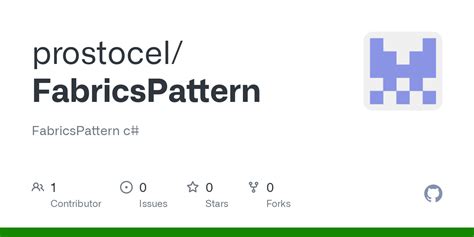 Github Prostocelfabricspattern Fabricspattern C