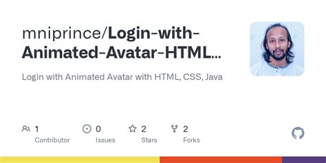 Login With Animated Avatar Html Css Java Index Html At Main · Mniprince