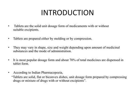 Tablets An Overview Pptx