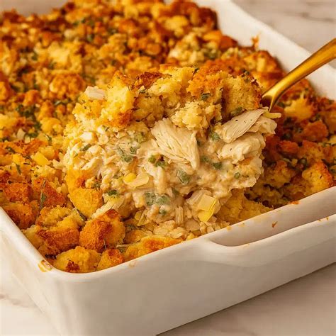 Easy Chicken And Stuffing Casserole The Best 45 Minute Comfort Meal