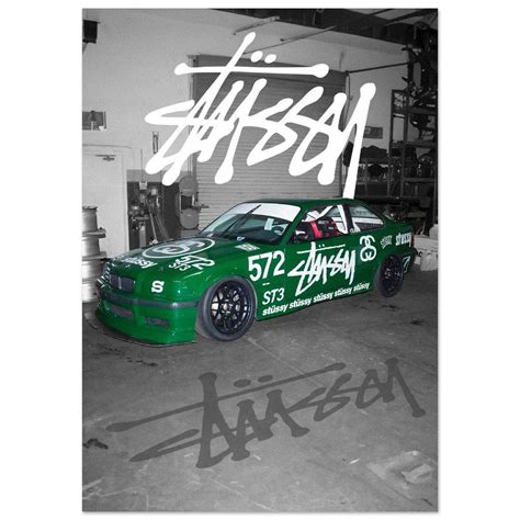 Stussy Racing Poster Stussy Fashion Poster Vintage Stussy Etsy