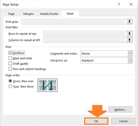 Adding Gridlines To Your Excel Printouts Or Pages How To Guide