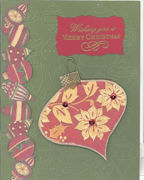 Cuttlebug Christmas Card I Made Cuttlebug Embossing Folder Used For The Background K And Co