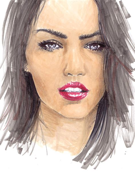 Megan Fox Sketch By Mafin10 On Deviantart