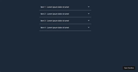 Kotakcloud React Animated Accordion Codesandbox