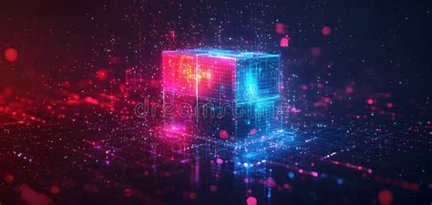 A Stunning Ai Powered Network Illuminating The Future Of Digital Security And Connectivity Stock