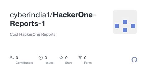 GitHub Cyberindia HackerOne Reports Cool HackerOne Reports