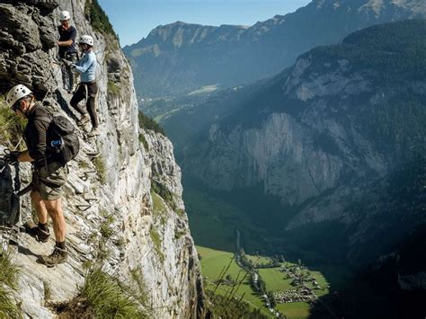 Climbing In The Jungfrau Region Via Ferratas And Routes Jungfrau