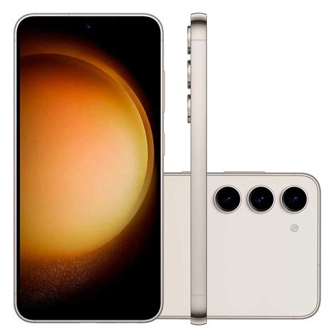 Smartphone Samsung Galaxy S23 128gb Creme 5g Tela 6 1 Câmera Tripla