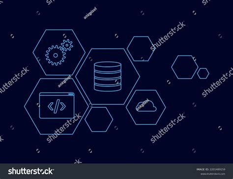 Api Service Illustration Icon Terminal Prompt Stock Vector Royalty