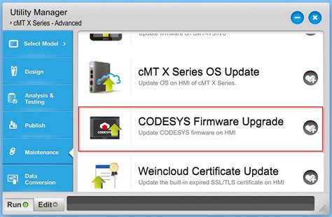 How Do I Update The Hmis Codesys Firmware Codesys And I O Qanda