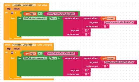 Text Only Showing First Word From Firebase Database Discuss Kodular