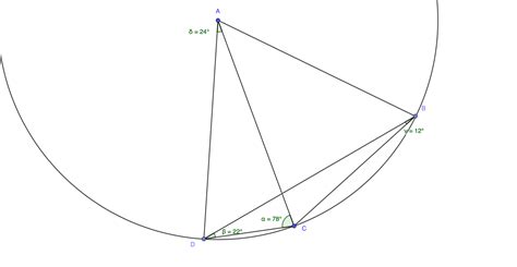 Geometry Angle Chasing In A Convex Quadrilateral Mathematics Stack
