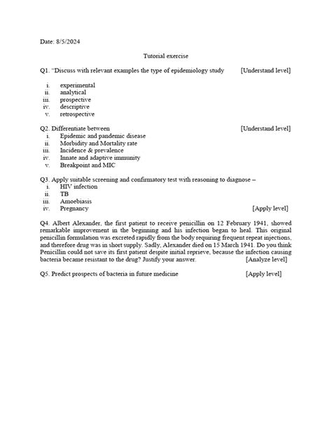tutorial exercise may 8 pdf