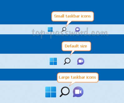 How To Make Taskbar Icons Smaller Or Larger In Windows Password Recovery