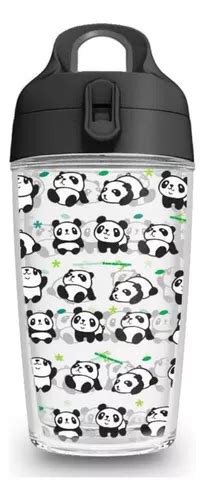 Garrafa Pandas Squeeze De Água 360ml Mercadolivre