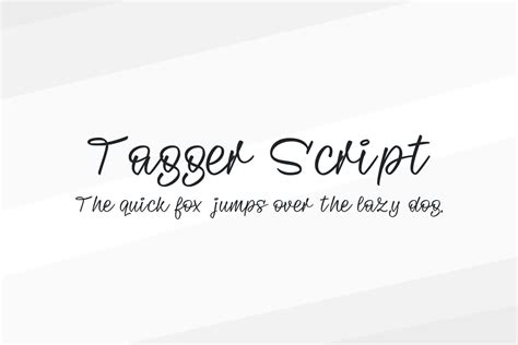 Tagger Script Font Download Free
