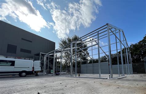 Temporary Storage Warehouse Installed At Ikea Reading