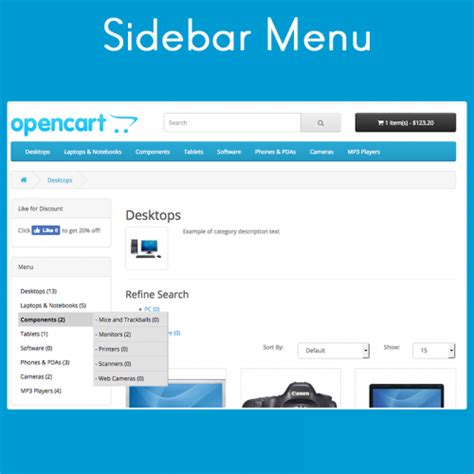 SideBar Menu MarketInSG