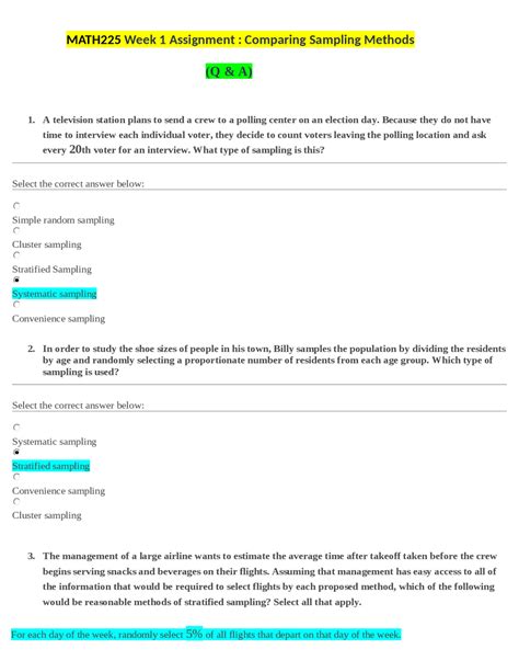 math 225n week 1 assignment math225 week 1 assignment comparing