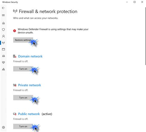 How To Turn On Or Turn Off Firewall In Windows 1110