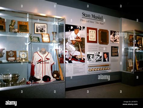 Display On Stan Musial Of The St Louis Cardinals At The National