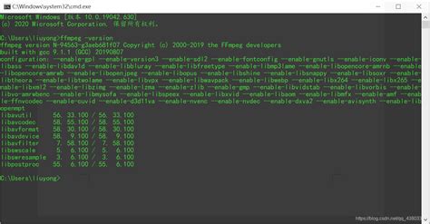 Windows 10系统下安装ffmpeg教程详解try Installing Ffmpeg Csdn博客