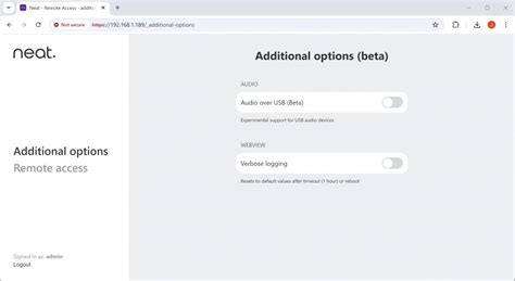 neat devices versions 24 5 0 and 24 5 1 release notes neat support