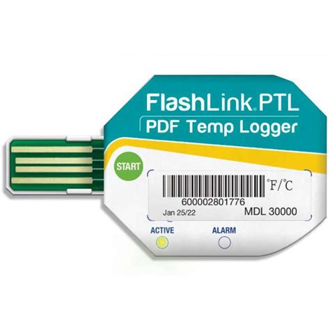 Deltatrak 30000PTL FlashLink USB Single Use Data Logger