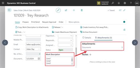 Dynamics 365 Business Central Save The Work Description Mu