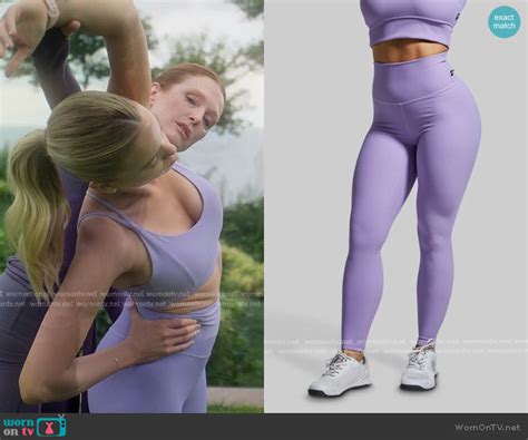Wornontv Simones Lavender Sports Bra And Leggings On Sirens Milly