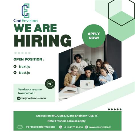 wearehiring hiring nextjs nestjs developerjobs codenvision