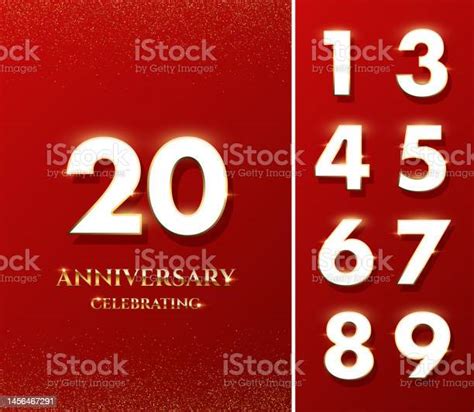 황금 프레임의 빛과 반짝임이 있는 3d 흰색 숫자가 있는 기념일 디자인 템플릿 0에 대한 스톡 벡터 아트 및 기타 이미지 0 1 2 Istock