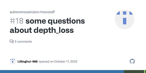some questions about depth loss · issue 18 · autonomousvision monosdf