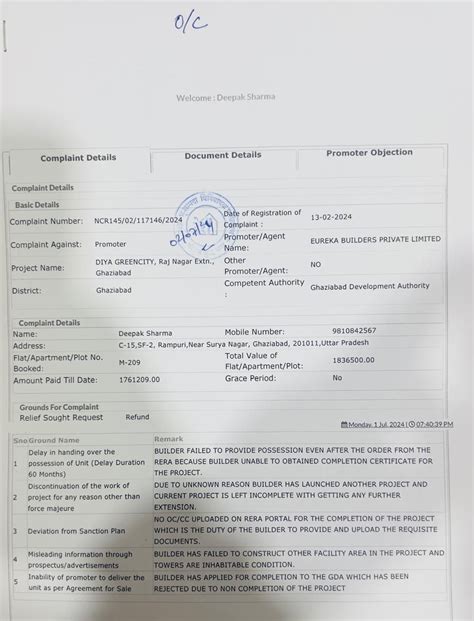 Indresh Vikram Singh On Linkedin Uprera Rera Realestate Authority