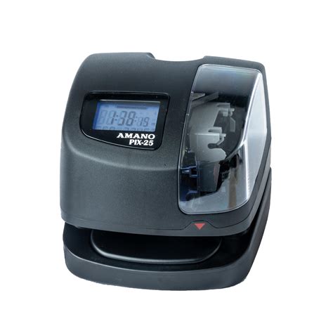 Buy Amano Pix 25 Digital Atomic Time Clock Time Stamp Document