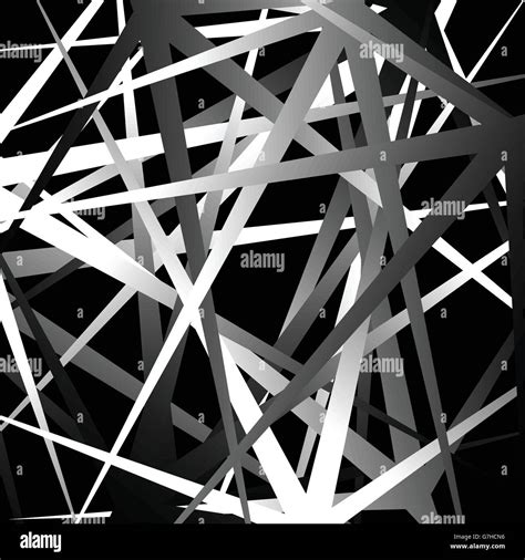 edgy pointed random overlapping shapes abstract art stock vector