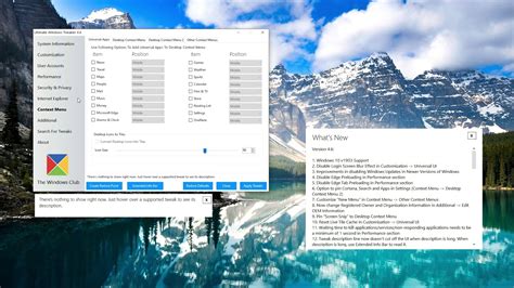 Ultimate Windows Tweaker Garnw