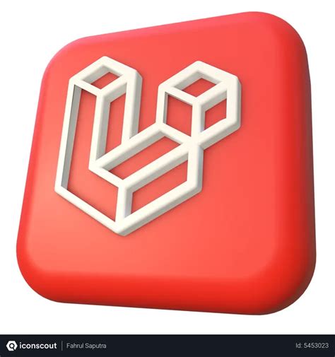 Free Laravel Framework Logo Logo 3d Icon Download In Png Obj Or Blend