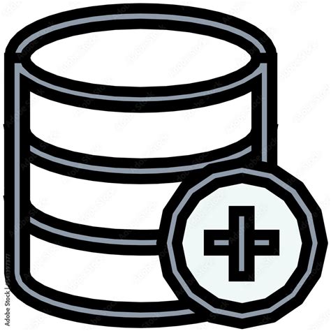 Add Database Vector Icon Stock Vector Adobe Stock