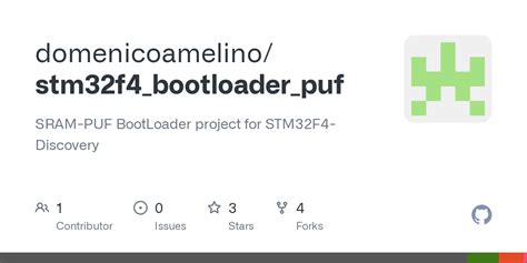 GitHub Domenicoamelino Stm F Bootloader Puf SRAM PUF BootLoader Project For STM F Discovery