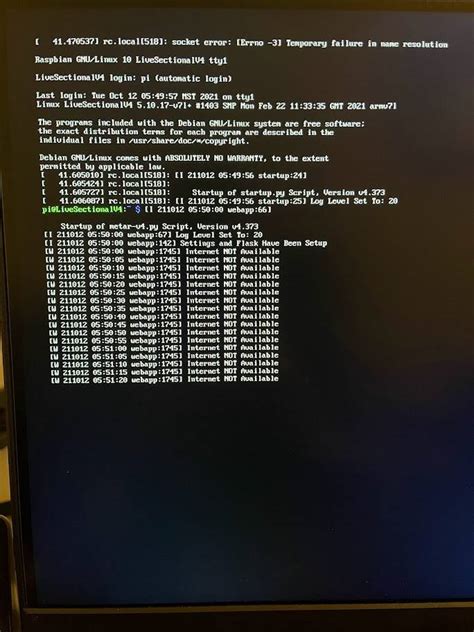 Initialization Error Raspberry Pi Questions LiveSectional Forum
