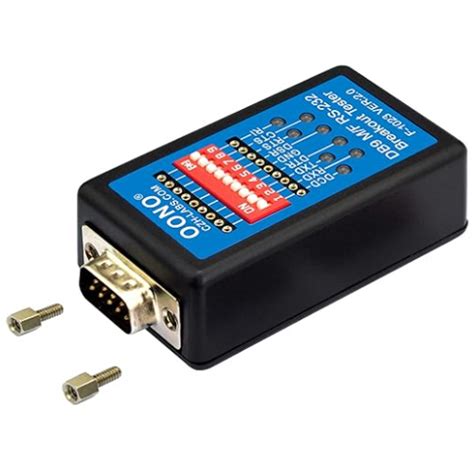 Oono Rs232 Breakout Tester Led Monitor Db9 Male To Female Breakout