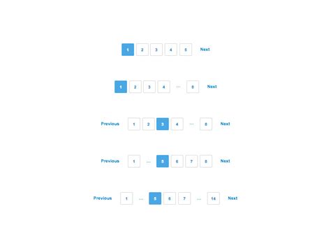 Pagination UI By Poyi Chen On Dribbble